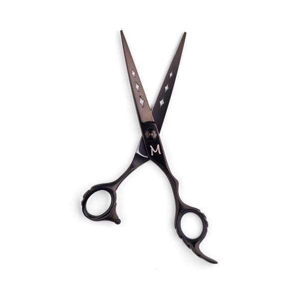 Ergo Diamond Matte Black Scissors - Scissor Tech New Zealand